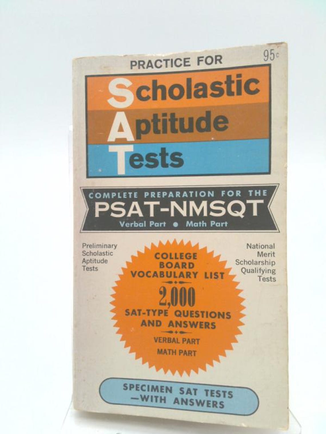 Practice for Scholastic Aptitude Tests - Etsy