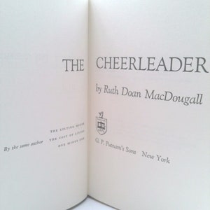 The Cheerleader by Ruth Doan Macdougall - Etsy
