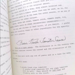 La Cucina Di Luigi Capone - Italian Home Cooking, a Manuscript by Luigi Capone - Etsy