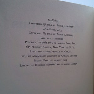 Mischievous Meg by Astrid Lindgren - Etsy