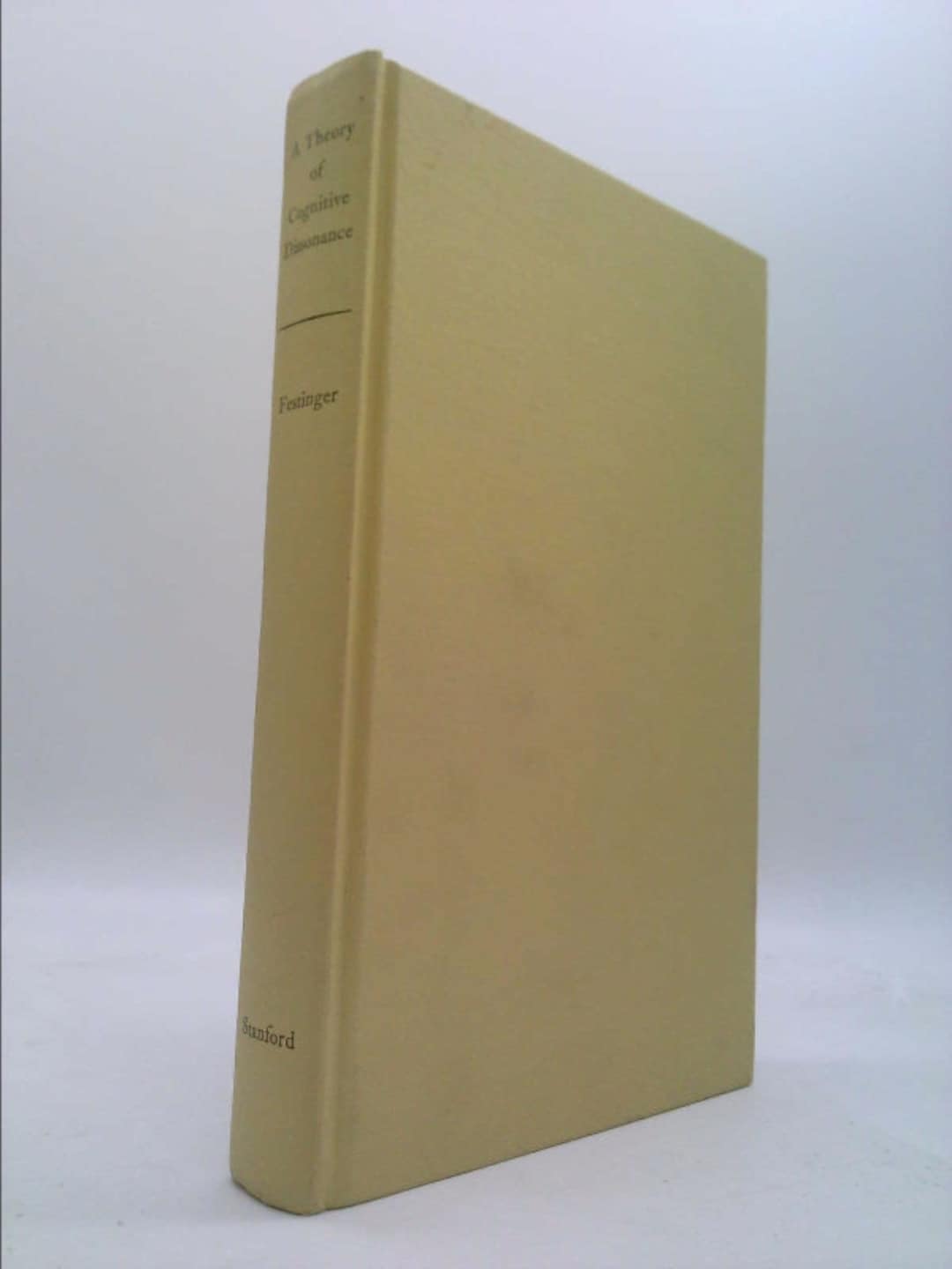A Theory of Cognitive Dissonance by Leon Festinger - Etsy