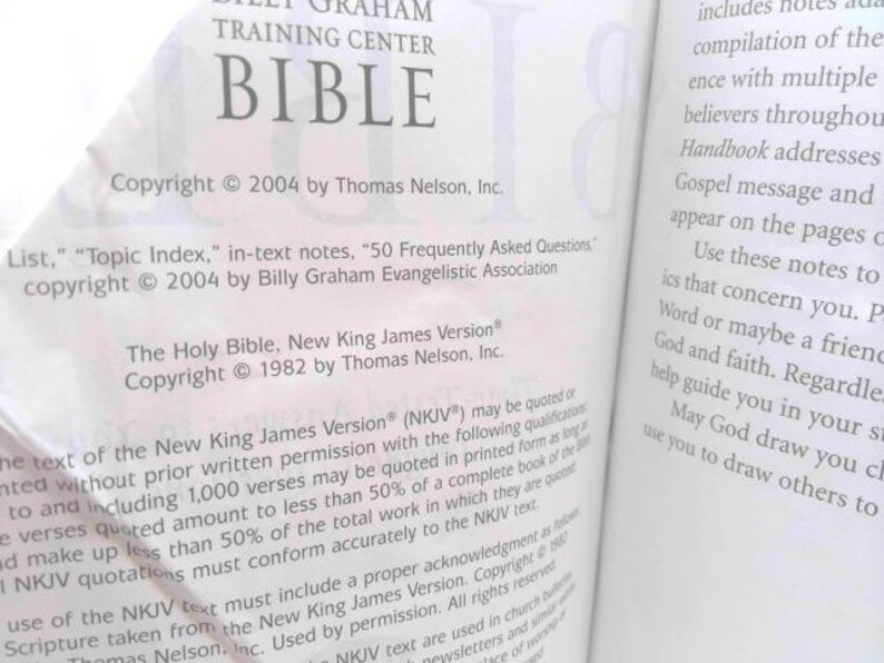 Billy Graham Training Center Bible Nkjv: Time-tested Answers to Your ...