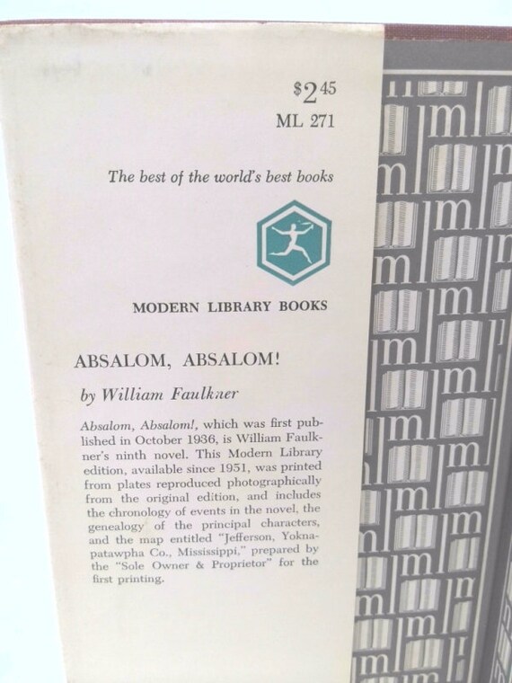 Absalom Absalom Characters