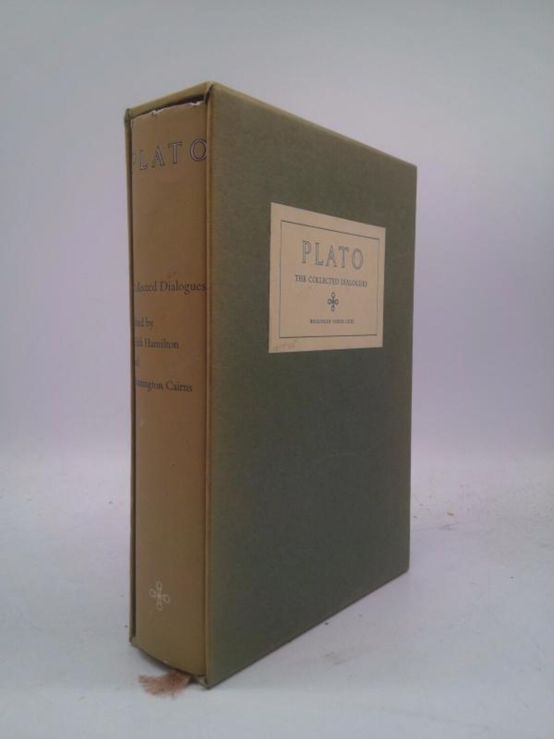 The Collected Dialogues of Plato: Including the Letters (bollingen ...
