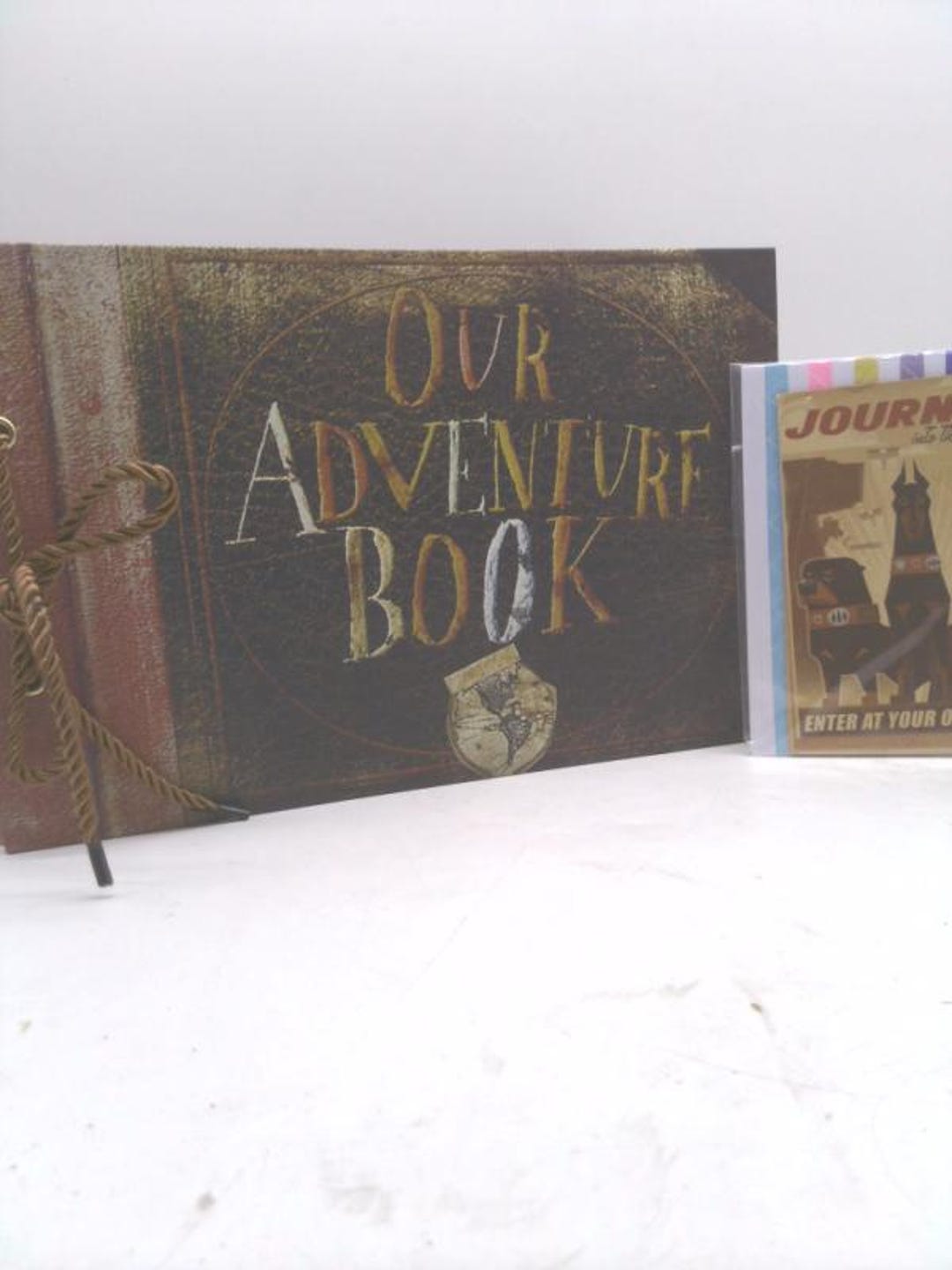 Scrapbook Photo Album,our Adventure Book, Embossed Words Hard Cover ...