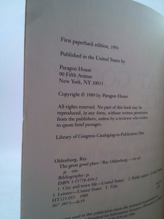 Ray Oldenburg Quotes