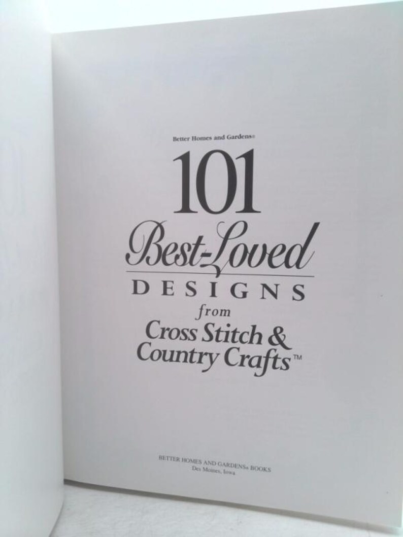 101 Best-loved Designs From Cross Stitch & Country Crafts by Better ...