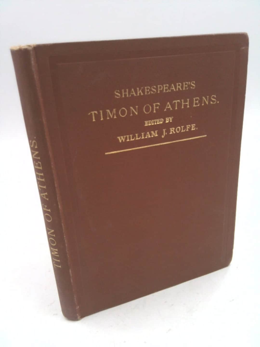 Shakespeare's Timon of Athens (harper and Brothers 1895) by William ...