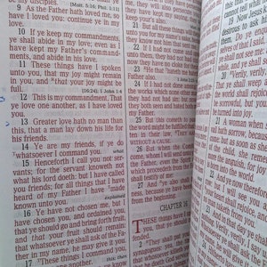 Holy Bible,kjv, Giant Print, Red Letter Edition, Concordance Leather ...