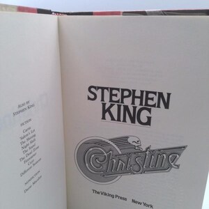 Christine by Stephen King - Etsy