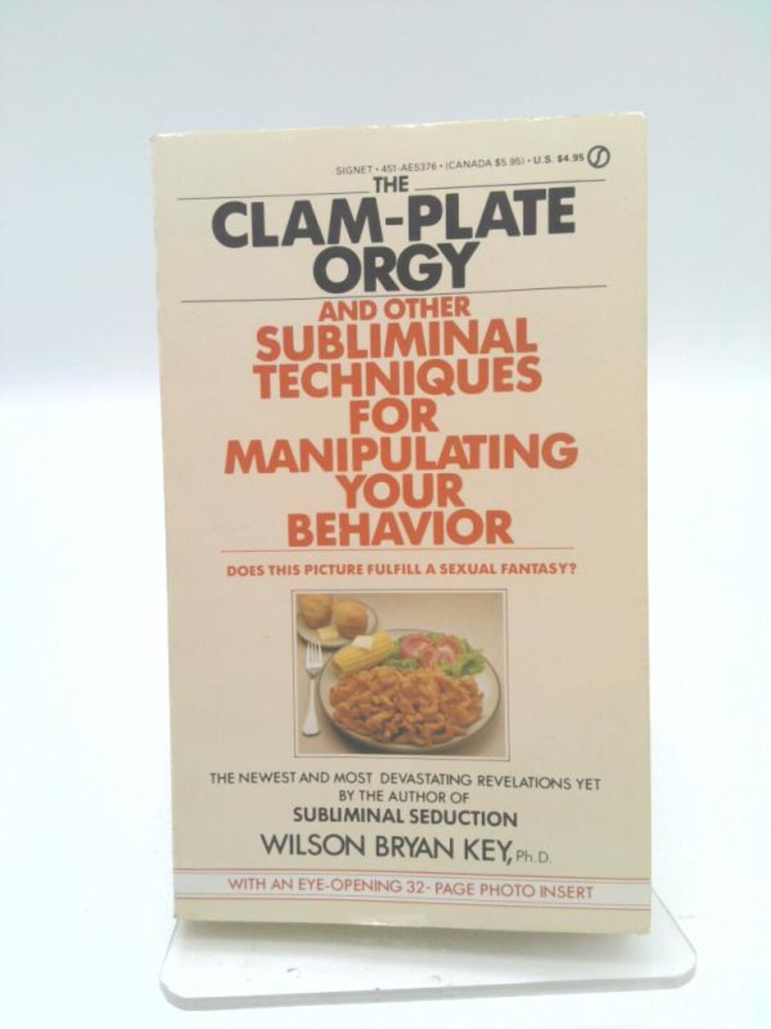 The Clam Plate Orgy by Wilson Bryan Key - Etsy