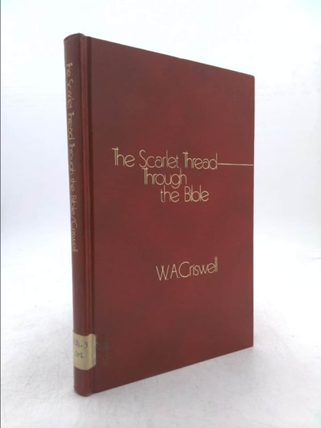 The Scarlet Thread Through the Bible by W Criswell - Etsy