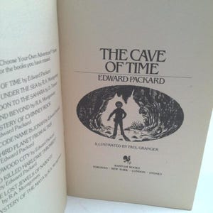 The Cave of Time (choose Your Own Adventure #1) by Edward Packard - Etsy