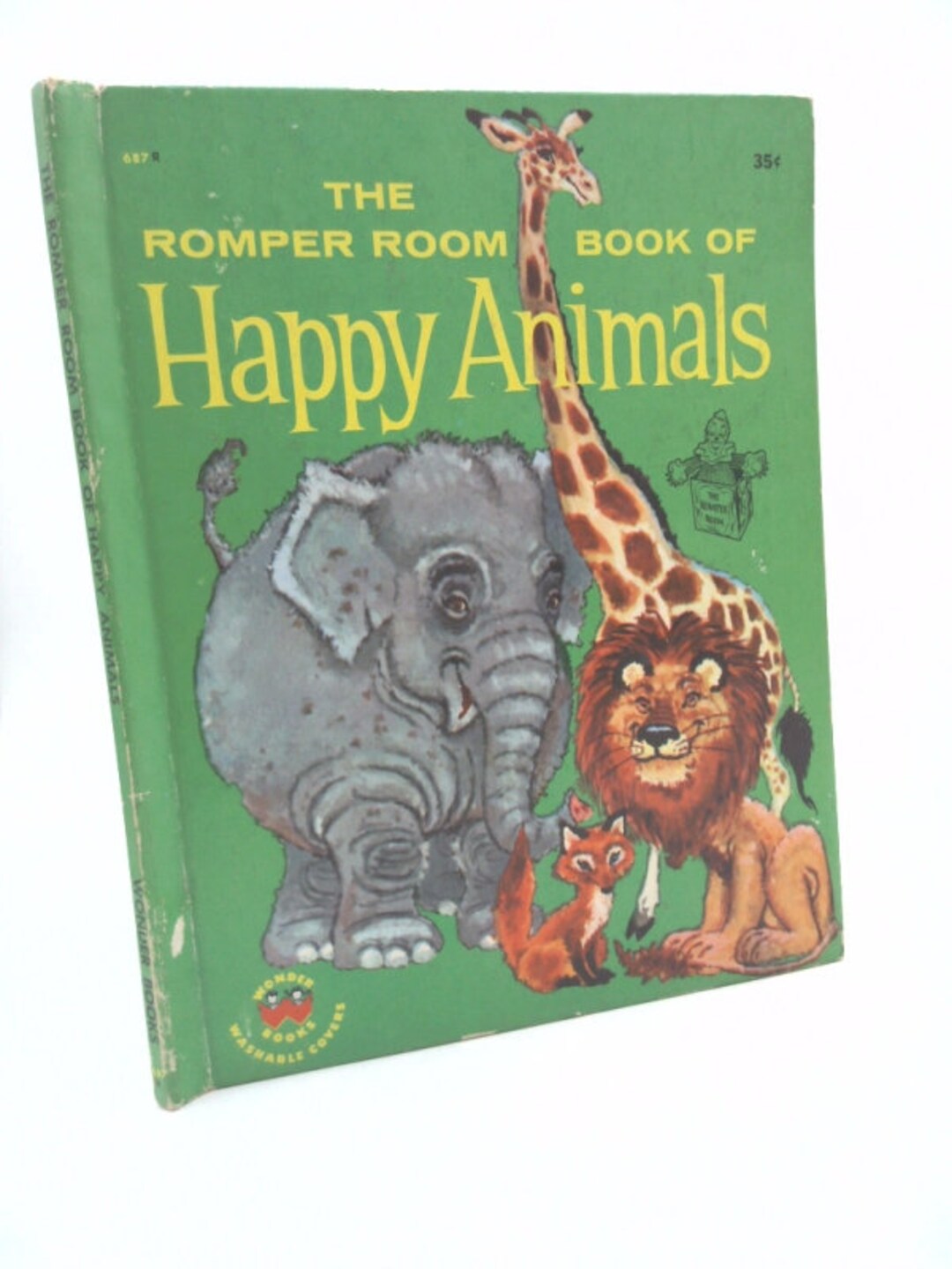 The Romper Room Book of Happy Animals #687R (wonder Books) by Oscar ...