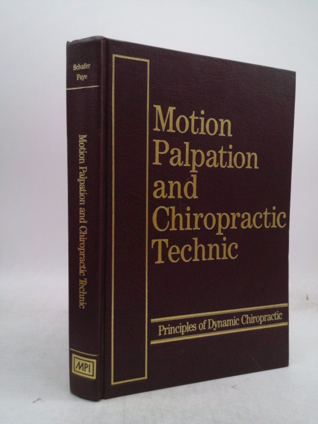 Motion Palpation and Chiropractic Technique: Principles Dynamic ...