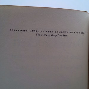 The Story of Davy Crockett [signature Books] by Enid La Monte ...