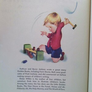 Busy Timmy. A Little Golden Book #50 by Kathryn and Byron Jackson and ...