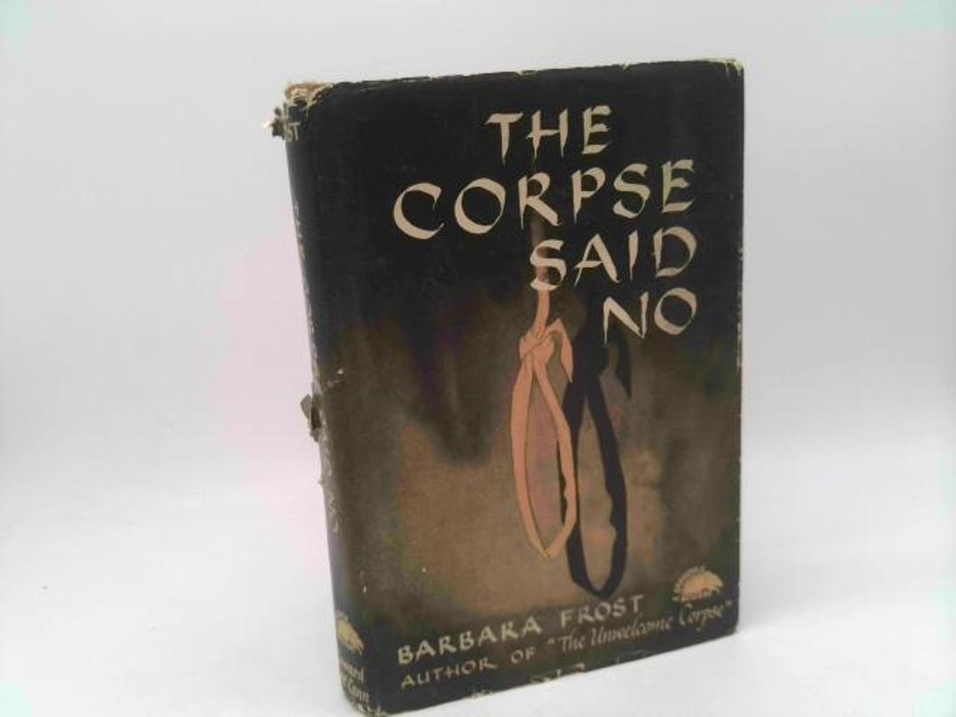 The Corpse Said No (A Gargoyle Mystery) by Barbara Frost - Etsy