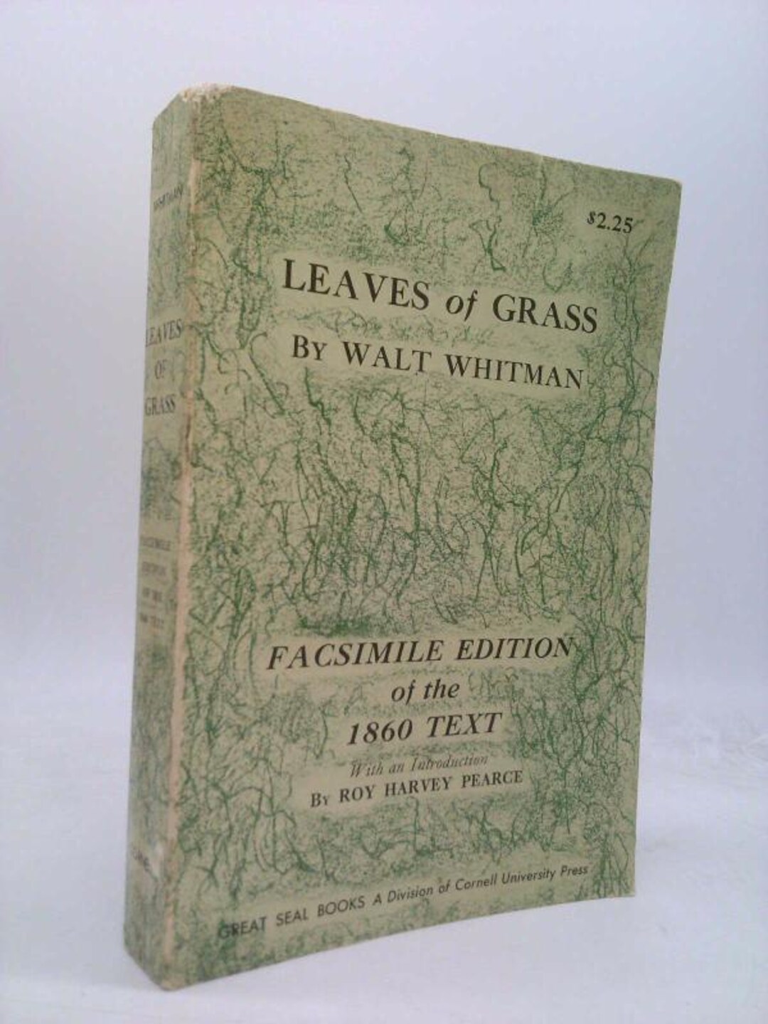 Leaves of Grass. Fascimile Edition of the 1860 Test With an Intro. by ...