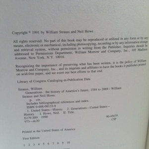 Generations: the History of America's Future, 1584 to 2069 by Bill ...