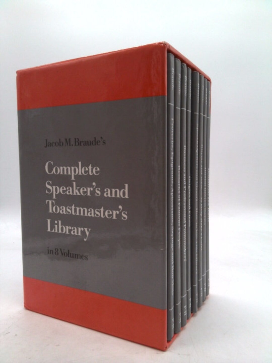 Jacob M. Braude's Complete Speaker's and Toastmaster's Library 8 ...