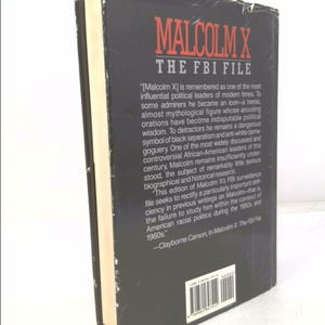 Malcolm X: the Fbi File by Martin Luther, Jr. King - Etsy