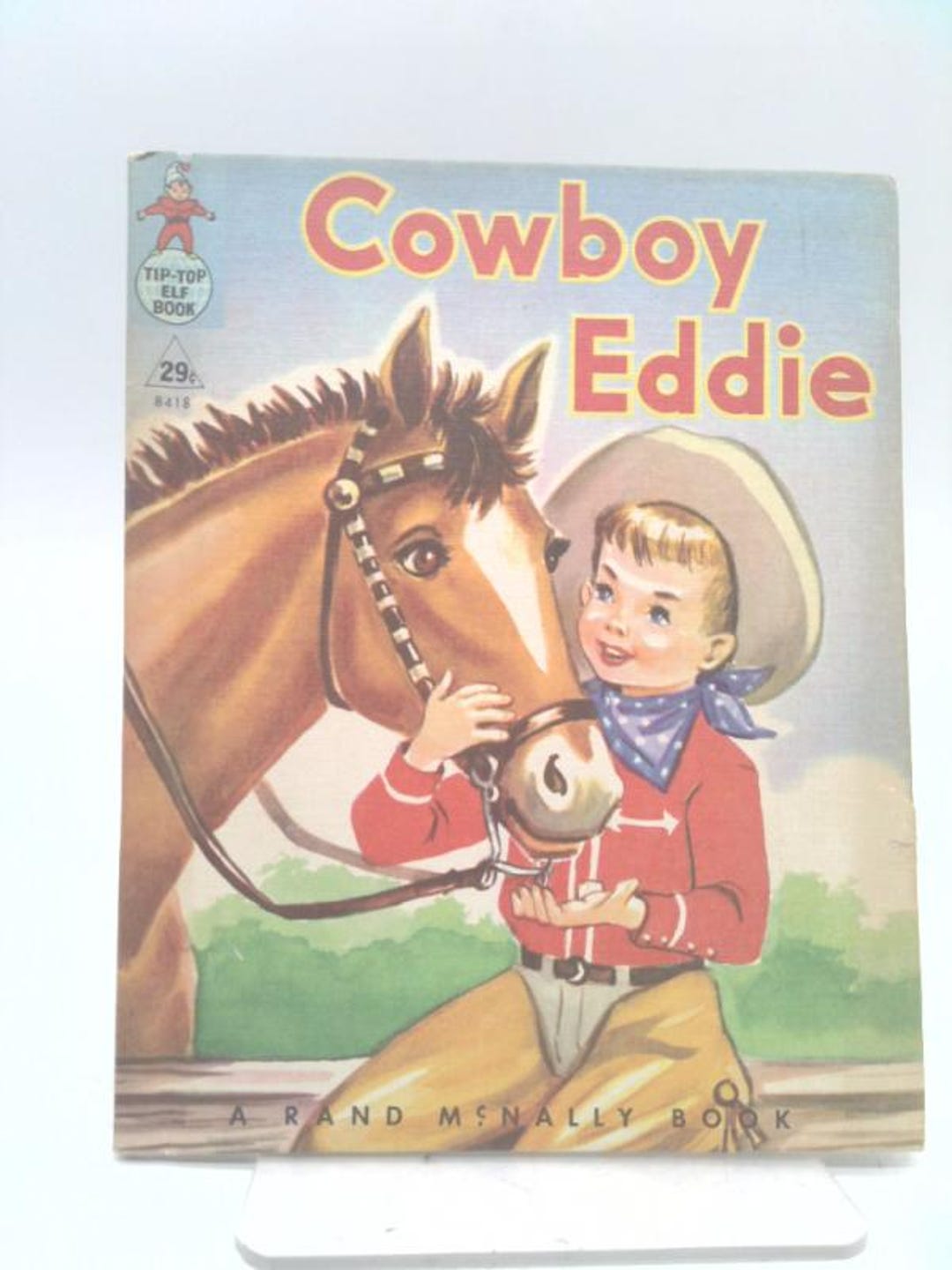 Cowboy Eddie Tip Top Elf Book by Joyce Glasscock - Etsy