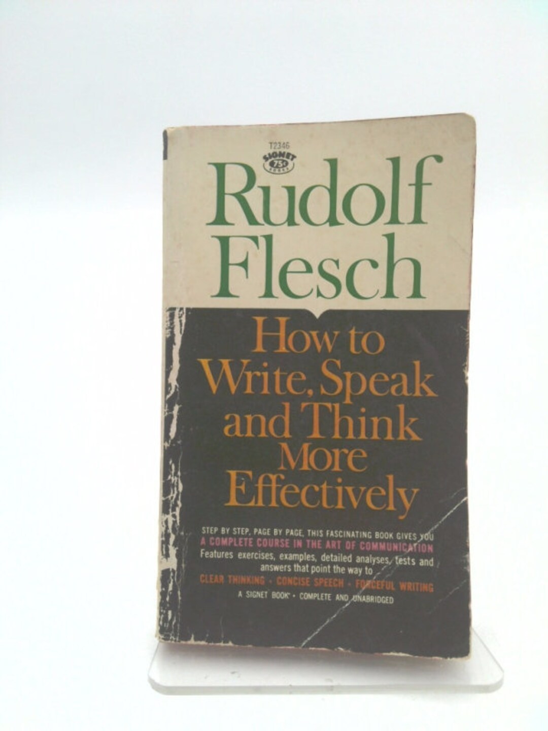 How to Write, Speak and Think More Effectively by Rudolf Flesch - Etsy
