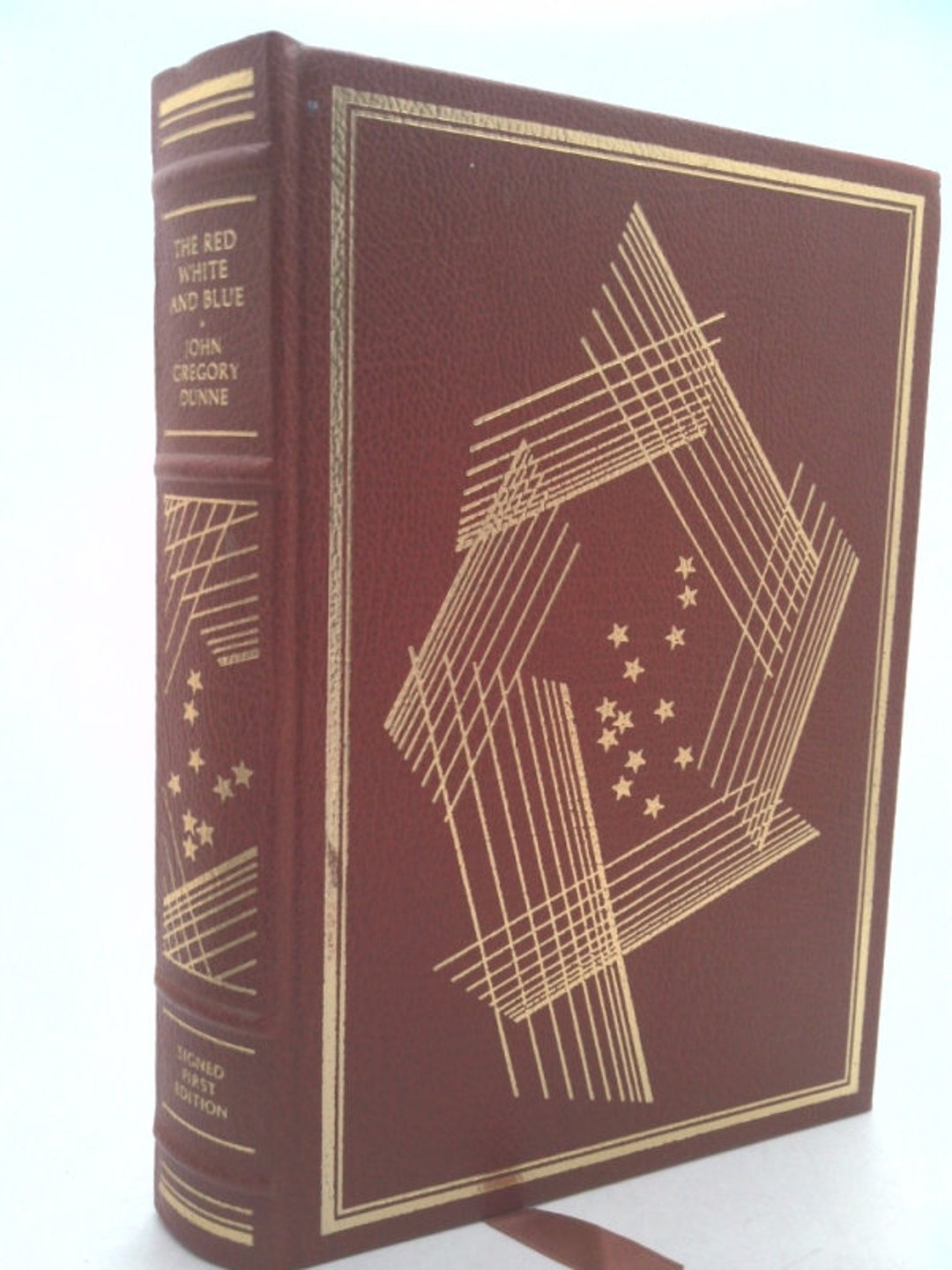 The Red White and Blue (author Signed) by John Gregory Dunne - Etsy