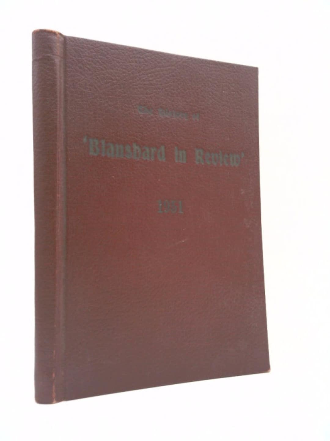 This History of 'blanshard in Review' 1951 by Duncan - Etsy