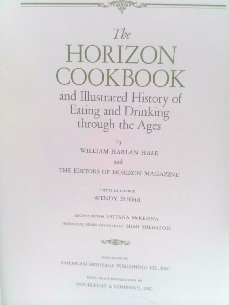 Horizon Cookbook, Two Volume Boxed Set : Illustrated History of ...