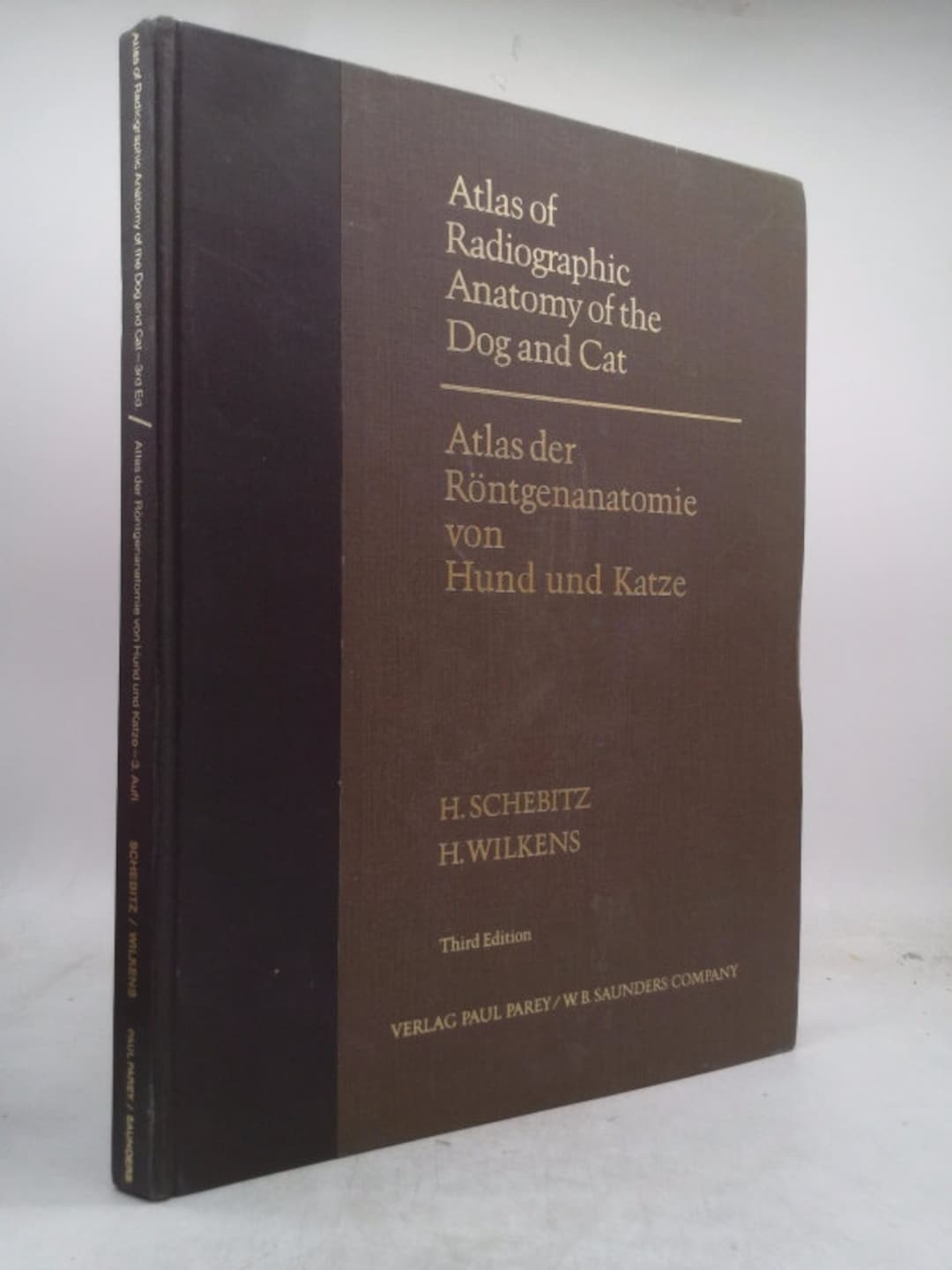 Atlas of Radiographic Anatomy of the Dog and Cat by Horst Schebitz - Etsy