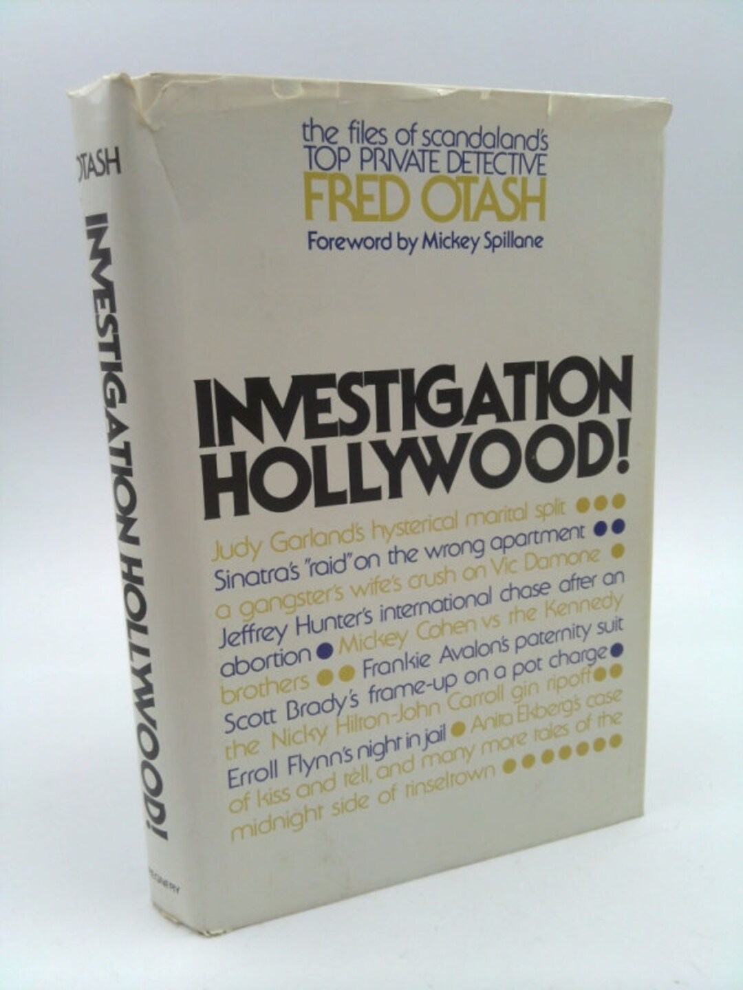 Investigation Hollywood by Fred intro by Mickey Spillane Otash - Etsy