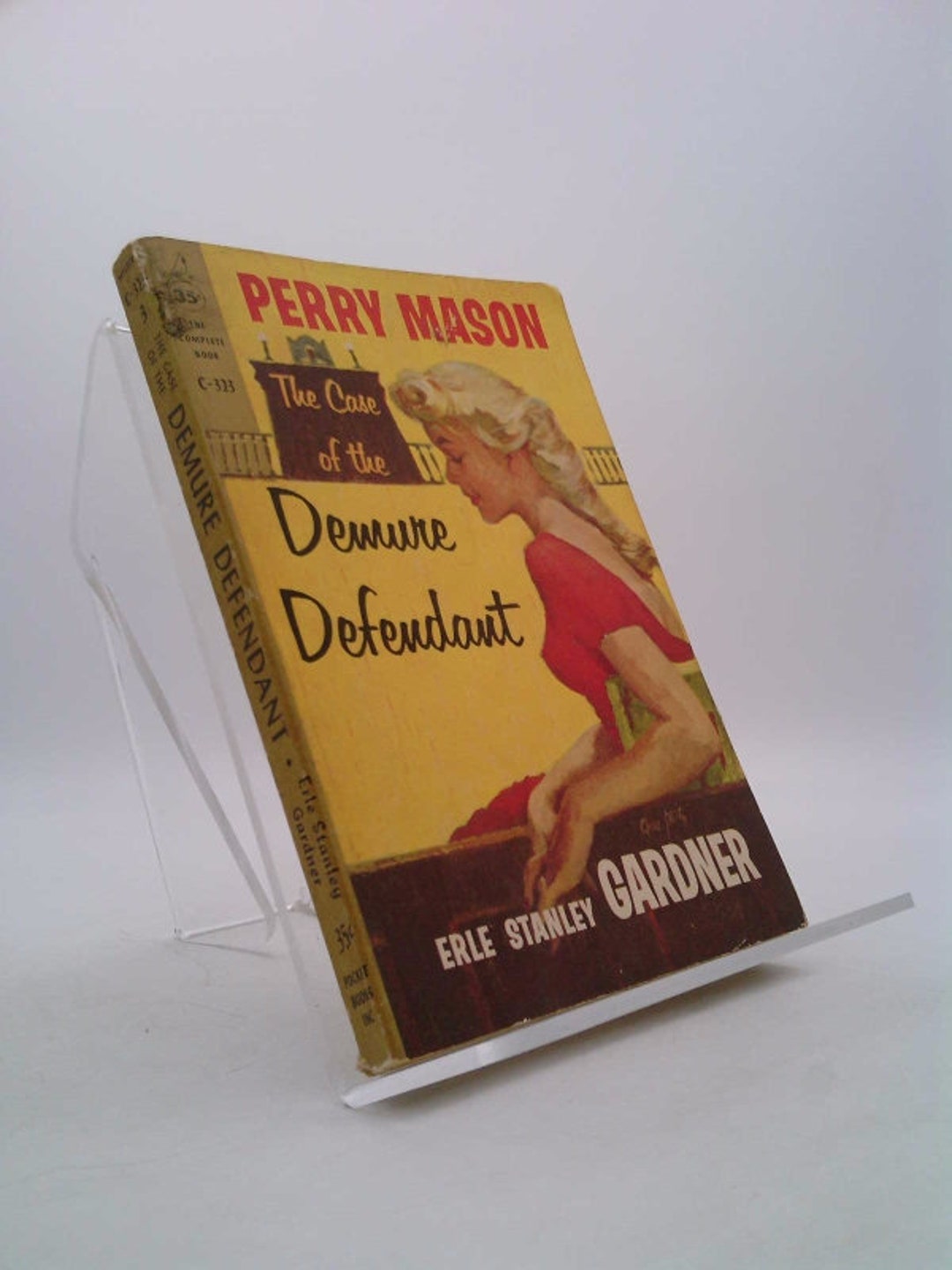 Perry Mason the Case of the Demure Defendant by Erle Stanley Gardner - Etsy