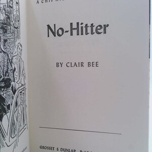 No-hitter (chip Hilton Sports Series, 17) by Clair Bee - Etsy