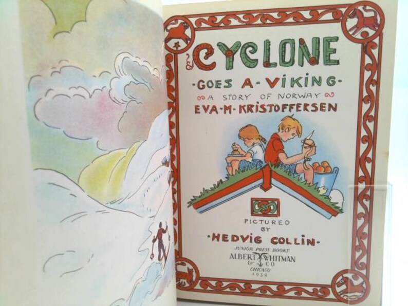 Cyclone Goes A-viking a Story of Norway by Eva M. Kristoffersen - Etsy