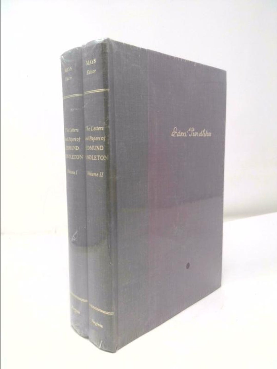Letters and Papers of Edmund Pendleton 1734-1803, Vol. 1 by Edmund ...