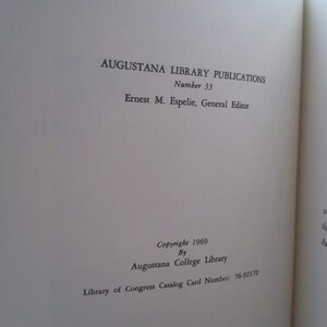 Augustana ... A Profession of Faith;: A History of Augustana College ...