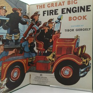 The Great Big Fire Engine Book by Tibor Gergely - Etsy