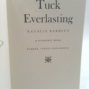 Tuck Everlasting by Natalie Babbitt - Etsy