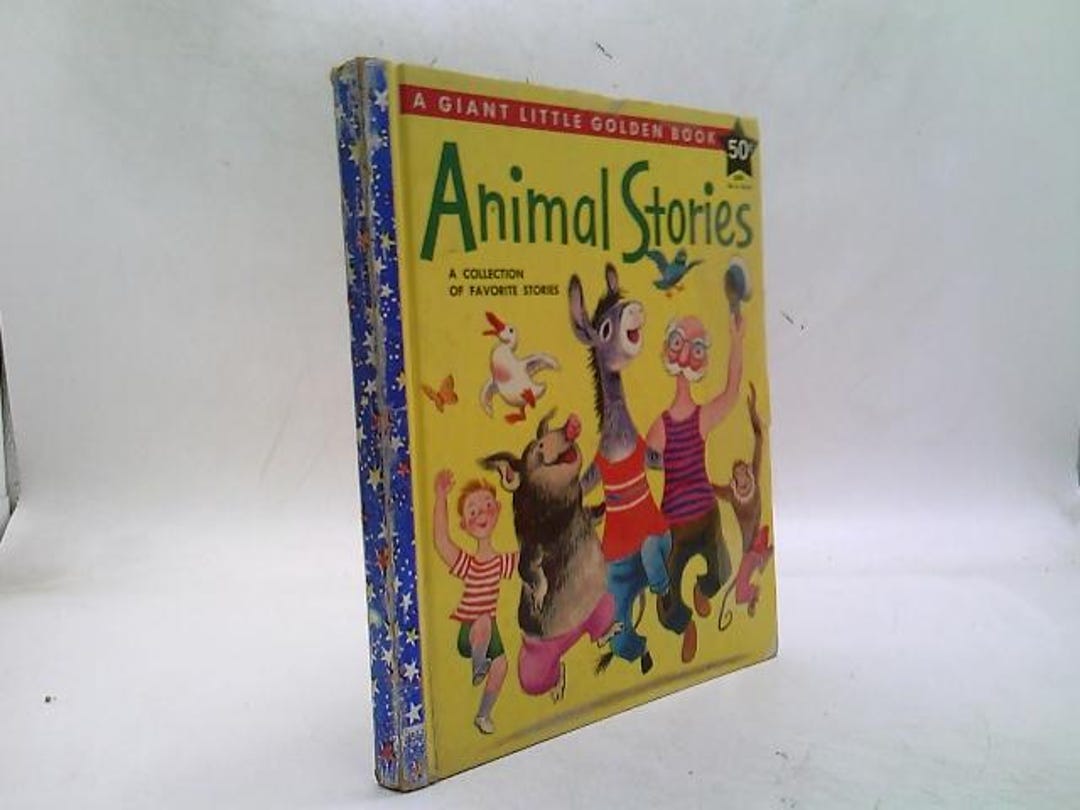 A Giant Little Golden Book of Animal Stories With Pictures by Tibor ...