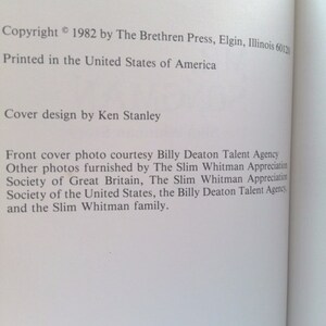 Mr. Songman: the Slim Whitman Story by Kenneth L Gibble - Etsy