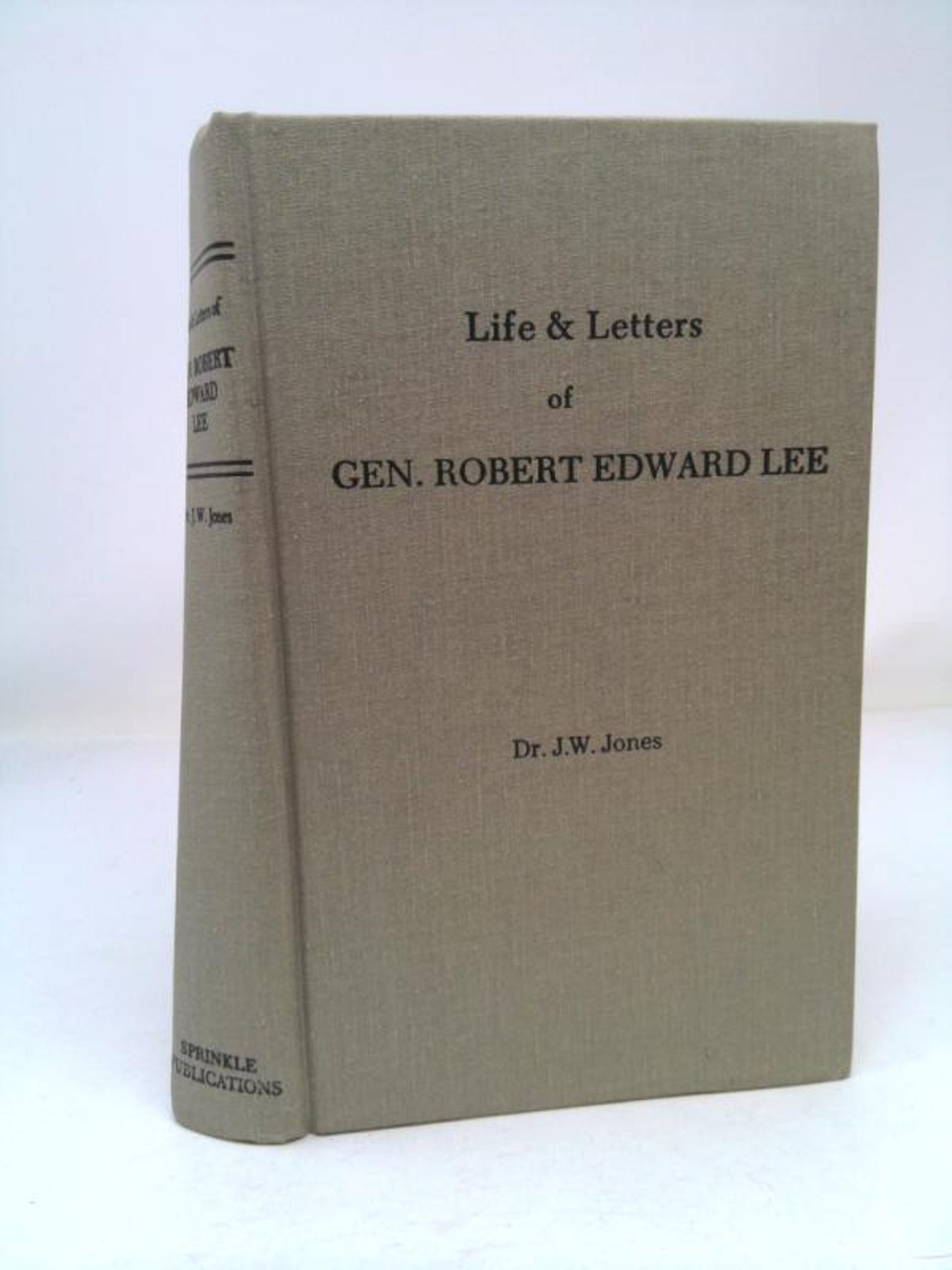 Life & Letters of Gen. Robert Edward Lee by Dr. J.W. Jones - Etsy