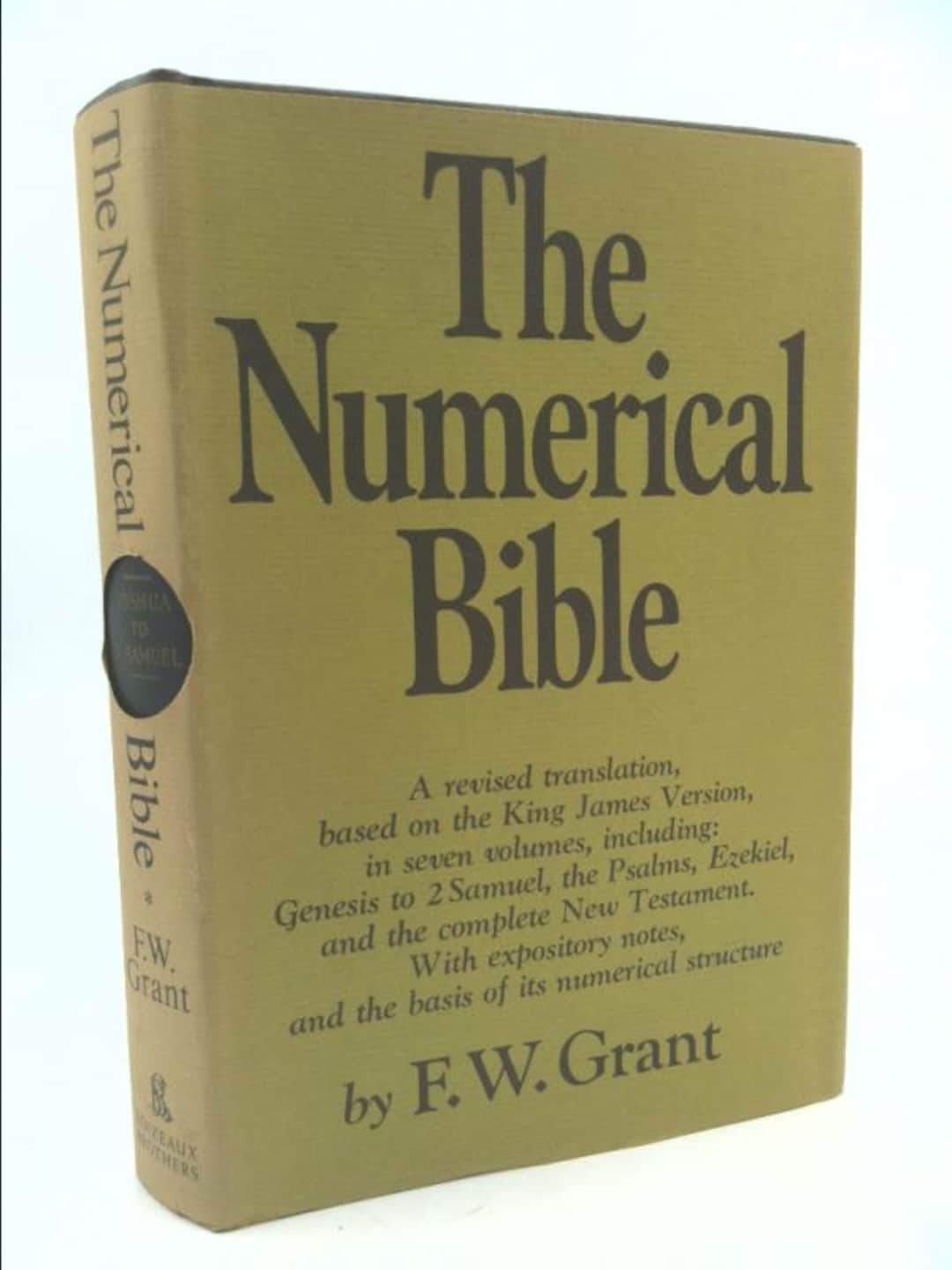 The Numerical Bible, Joshua to Ii Samuel by F. W. Grant - Etsy