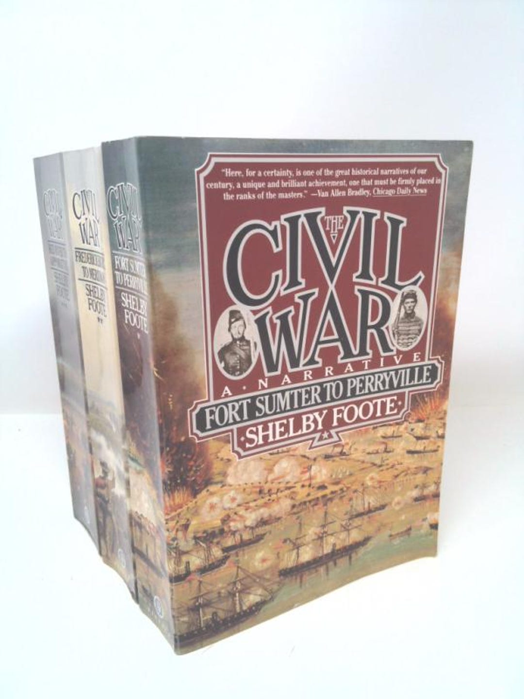 The Civil War: A Narrative (3 Vol. Set) by SHELBY FOOTE - Etsy