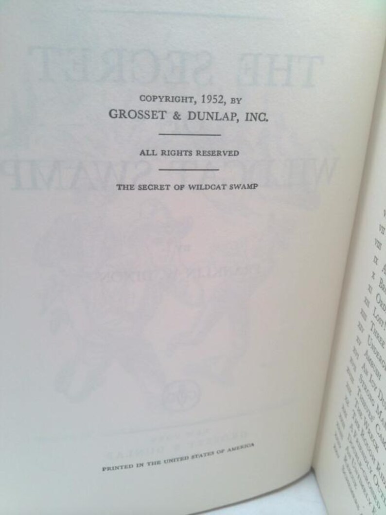The Secret of Wildcat Swamp: Hardy Boys Mystery Stories #31 by Franklin ...