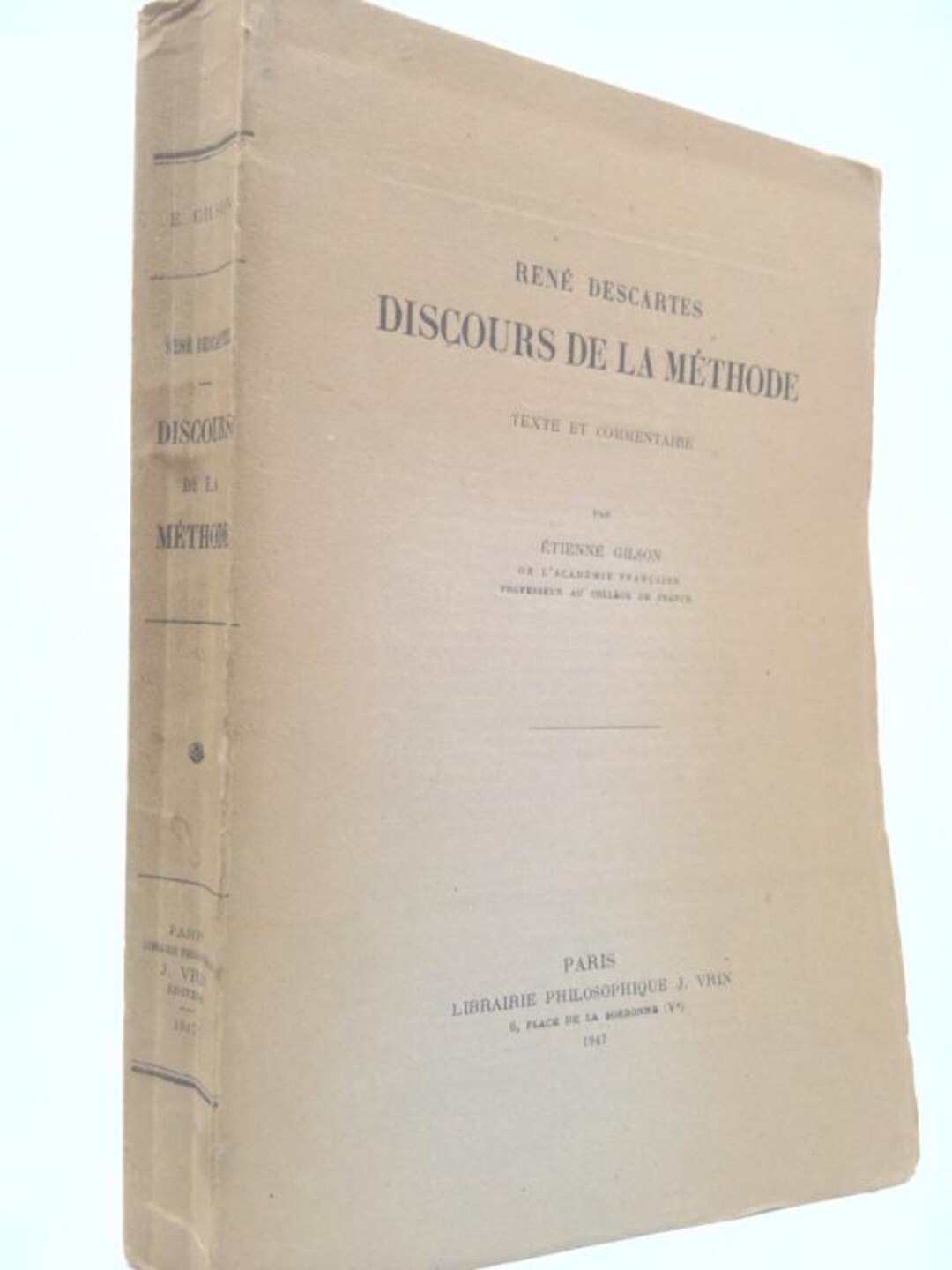 Rene Descartes: Discours De La Methode (bibliotheque Des Textes ...