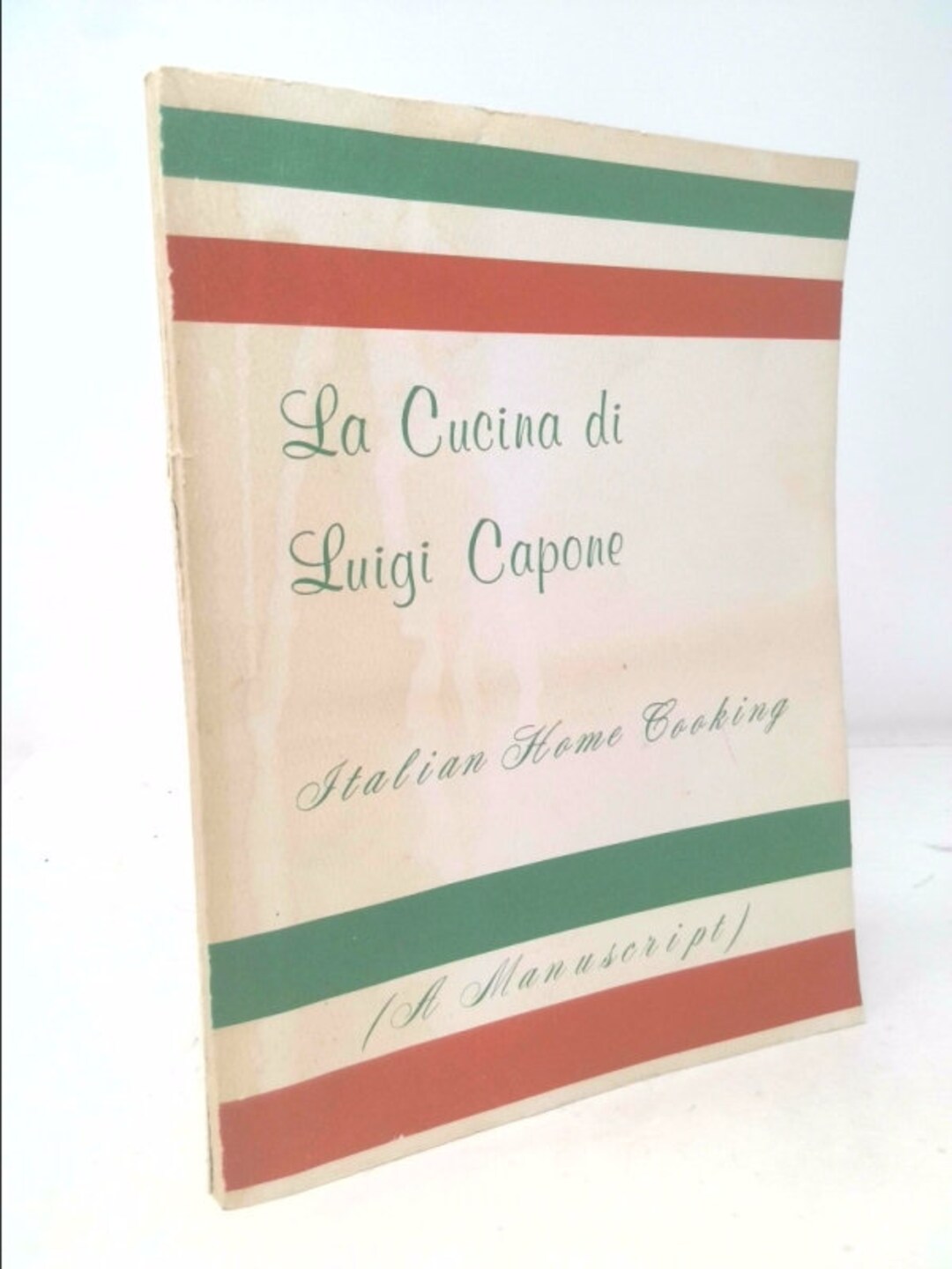 La Cucina Di Luigi Capone - Italian Home Cooking, a Manuscript by Luigi Capone - Etsy