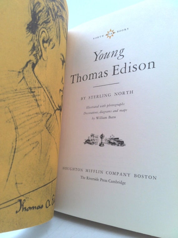 Young Thomas Edison Book