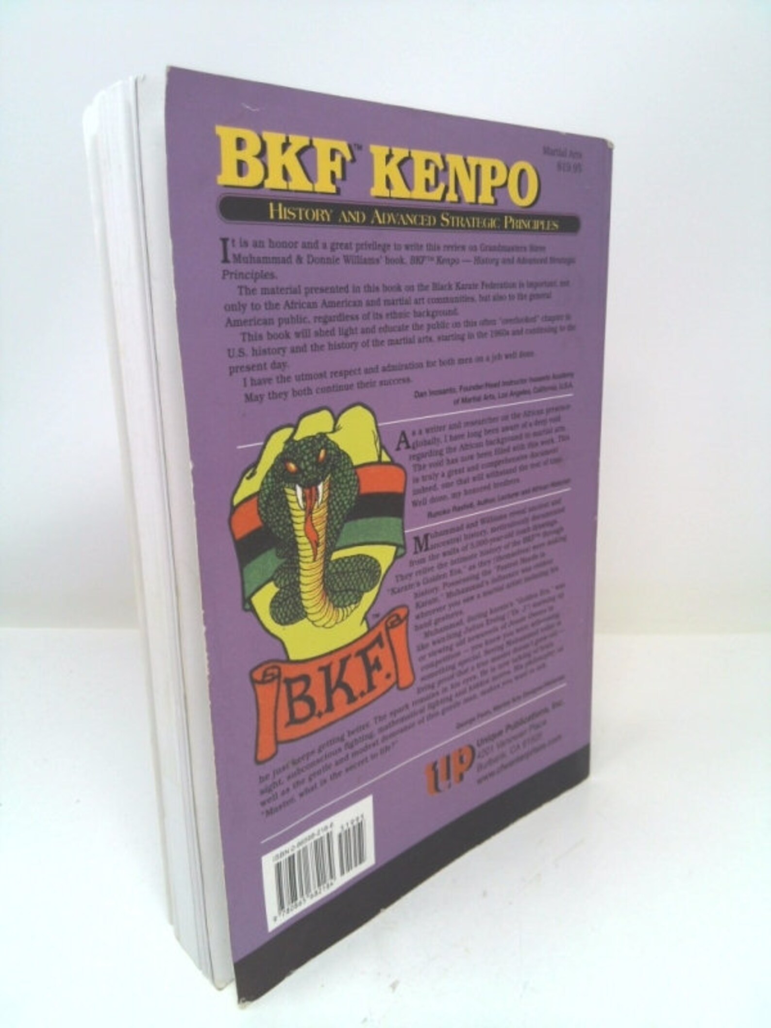 Bkf Kenpo: History and Advanced Strategic Principles by Steve Muhammad ...